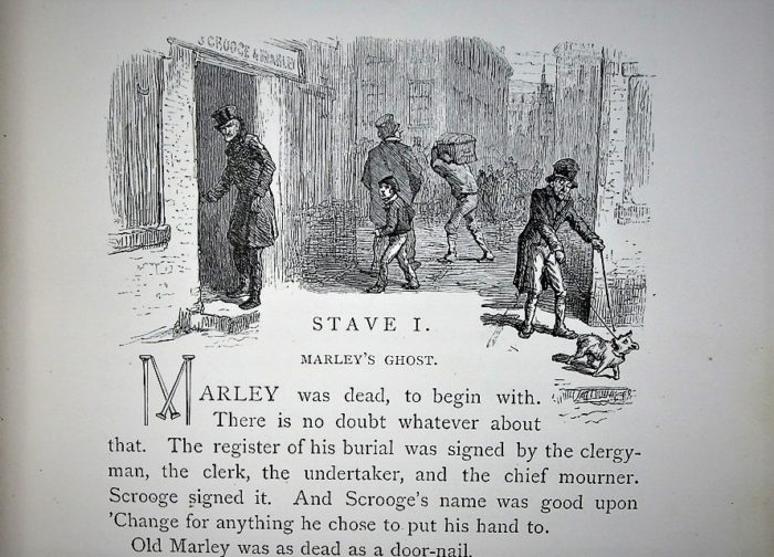 THE YEAR SCROOGE, TINY TIM AND THE GHOSTS OF CHRISTMASES PAST, PRESENT ...