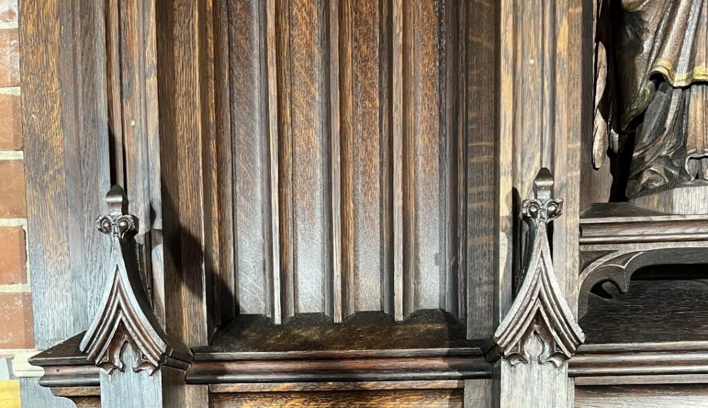 Wenda Kochanowski sheds light on her restoration of reredos in St. Luke ...