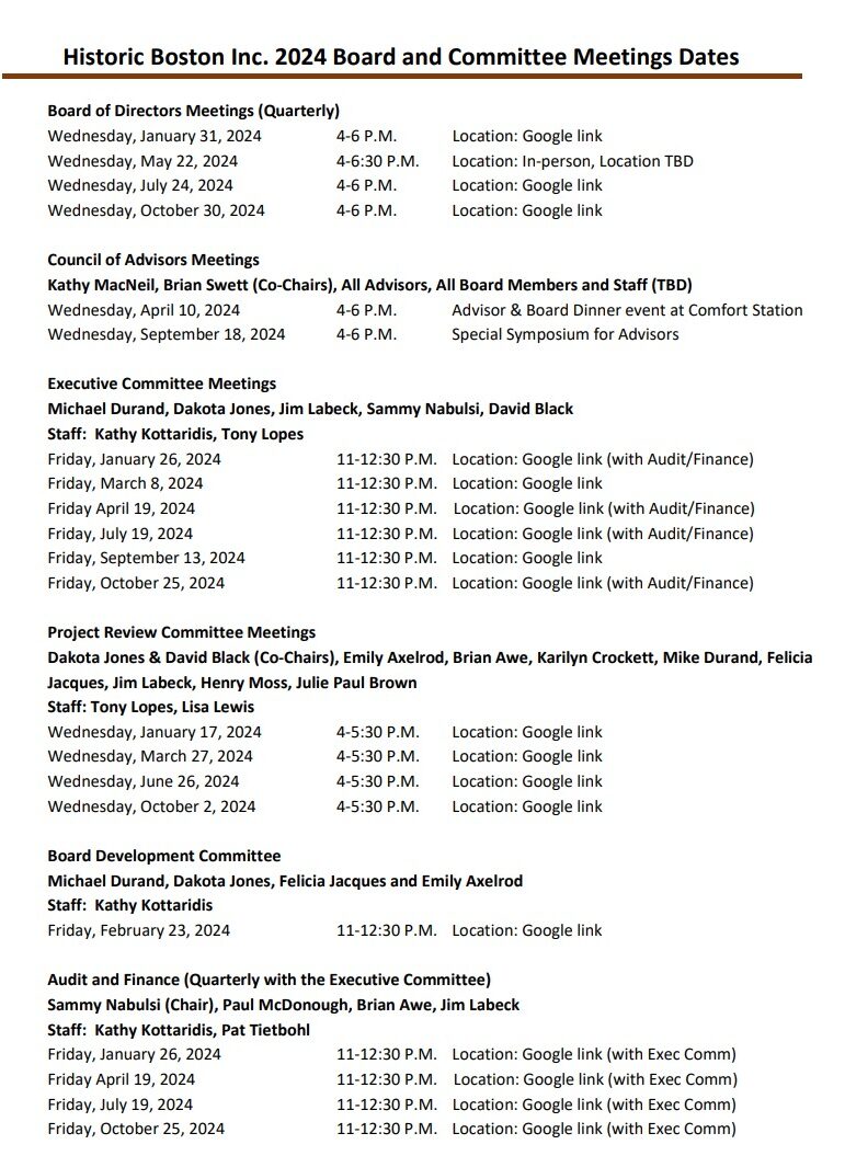 News & Resources - Historic Boston Inc (HBI)